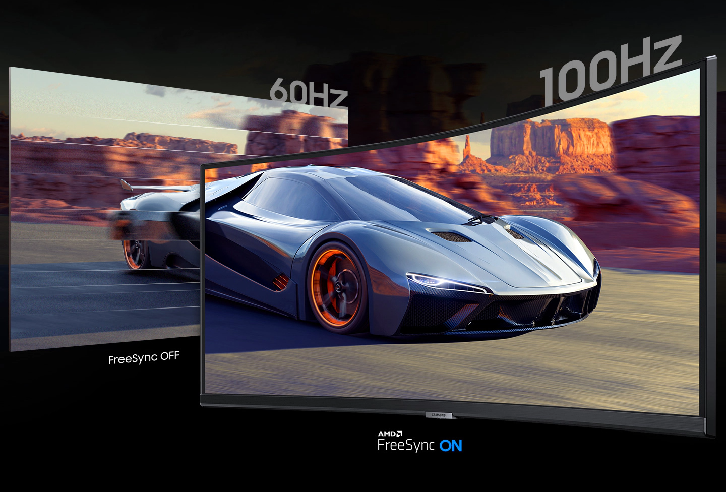 SAMSUNG S65VC LS34C650VANXGO 34" UWQHD 100 Hz AMD FreeSync™ HDR10 Curved Monitor with USB-C ...